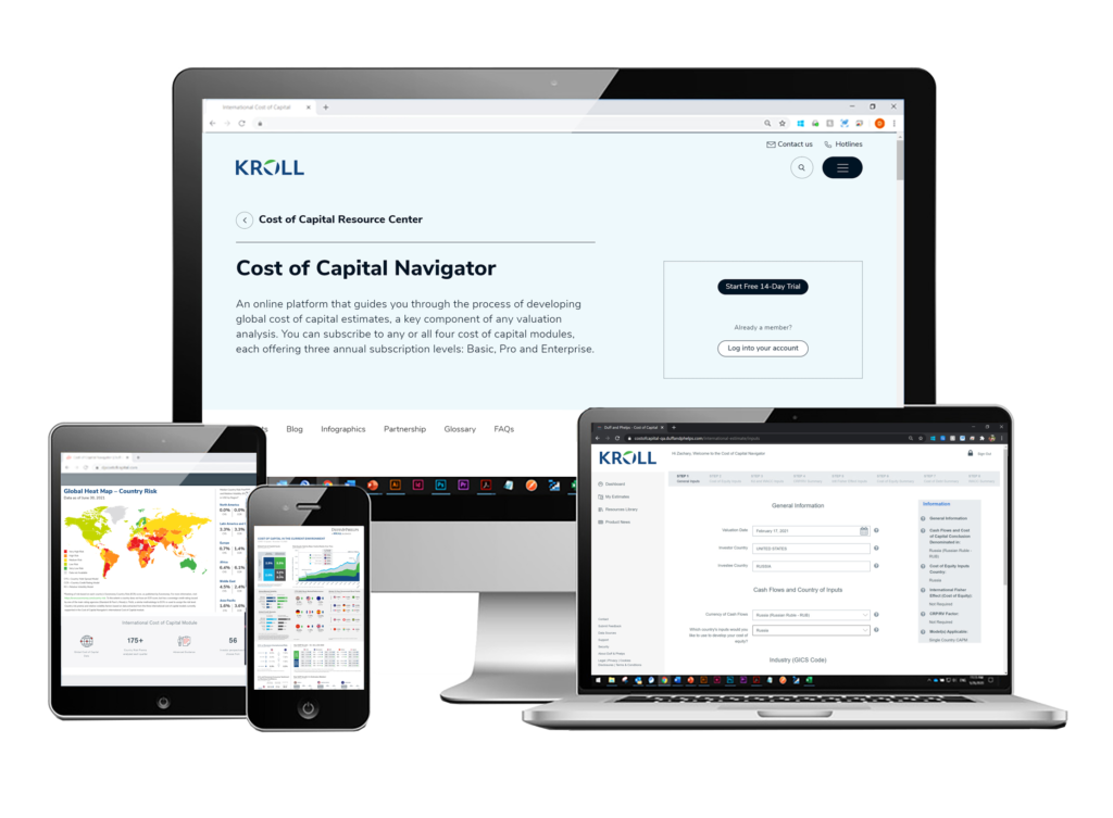 Kroll Cost of Capital Navigator - ValuSource