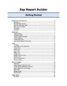 Zap Getting Started Valusource